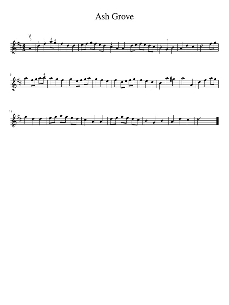 Ash Grove Violin Free | PDF