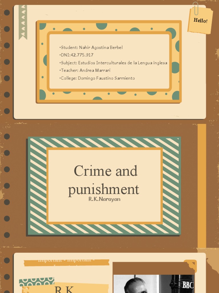 Crime and Punishment Ppt-Berbel | PDF