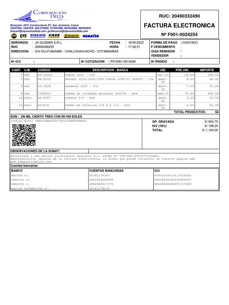 Factura Electronica | PDF | Tecnología bancaria | Pagos