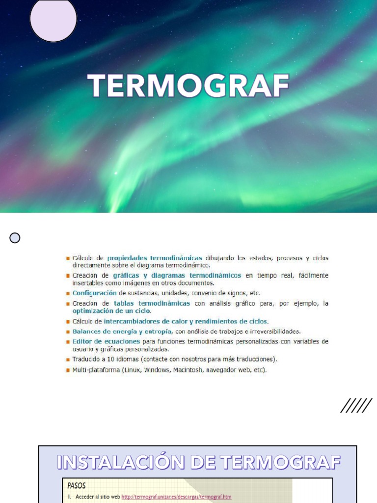 Generalidades de Termograf | PDF