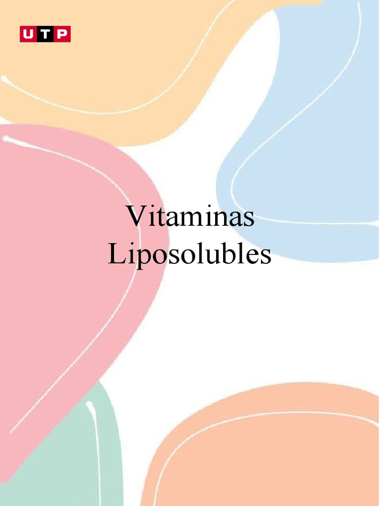 Vitaminas Liposolubles | PDF