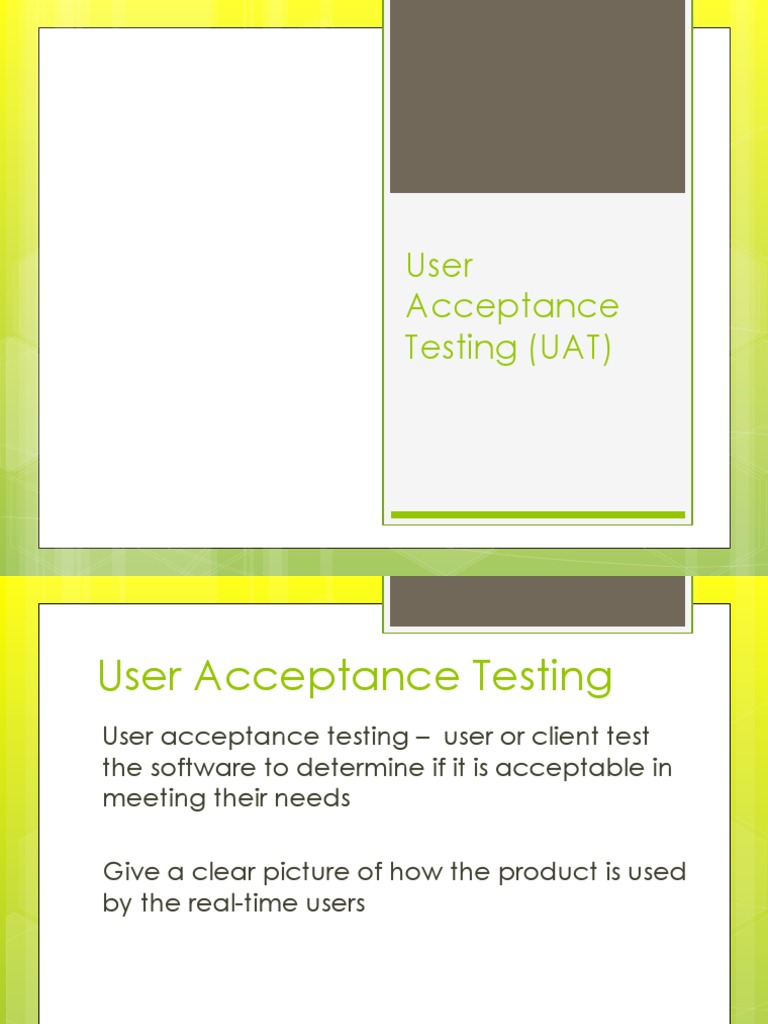 User Acceptance Testing | PDF | Software Testing | Information Management