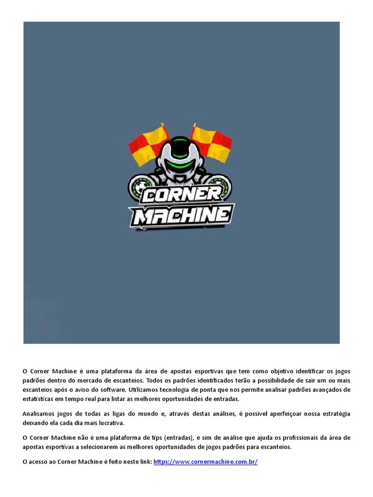 Curso Corner Machine | PDF Curso Corner Machine | PDF
