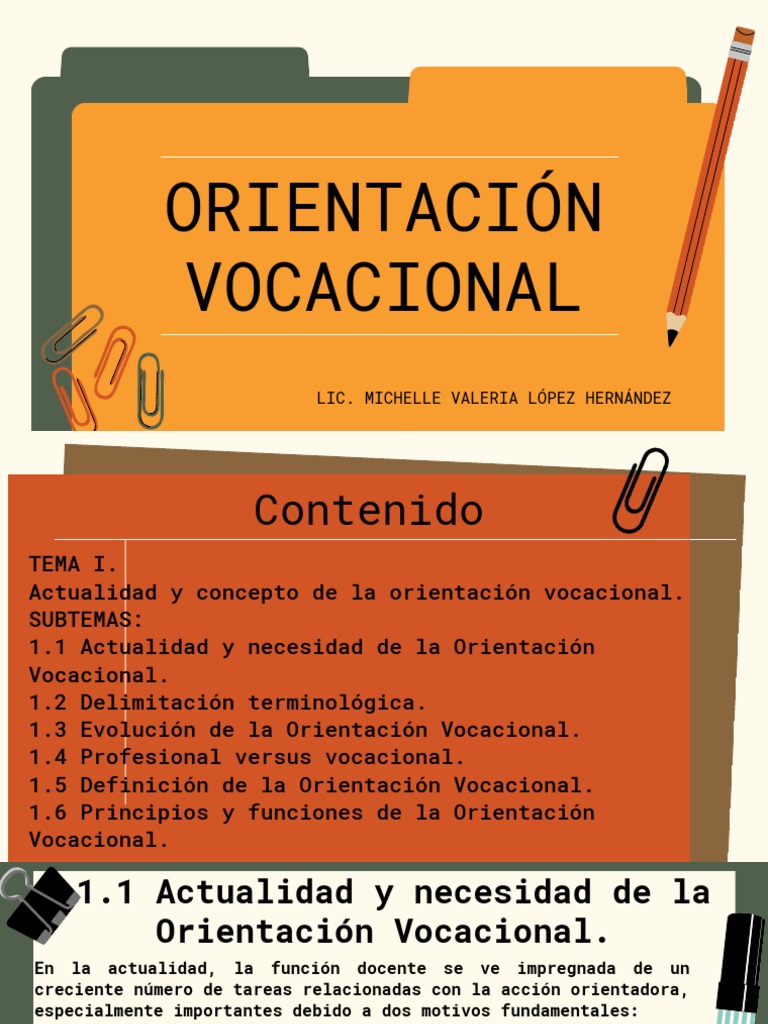 Orientación Vocacional | PDF | Comportamiento | Evaluación