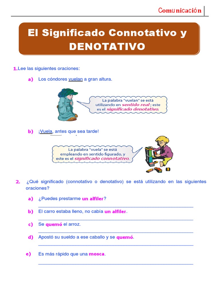 COM - El-Significado-Connotativo-y-Denotativo | PDF