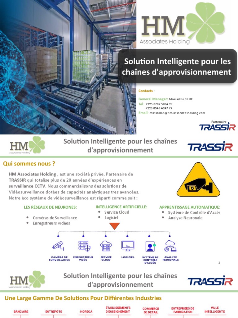 HM Associates Holding Smart Supply Chain Solution | PDF | Télévision en ...