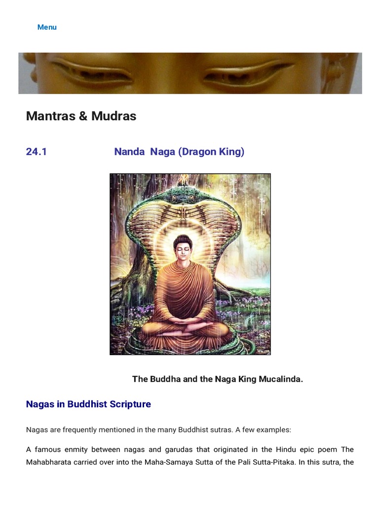 Buddhist Naga Legends & Mantras | PDF | Religious Belief And Doctrine ...