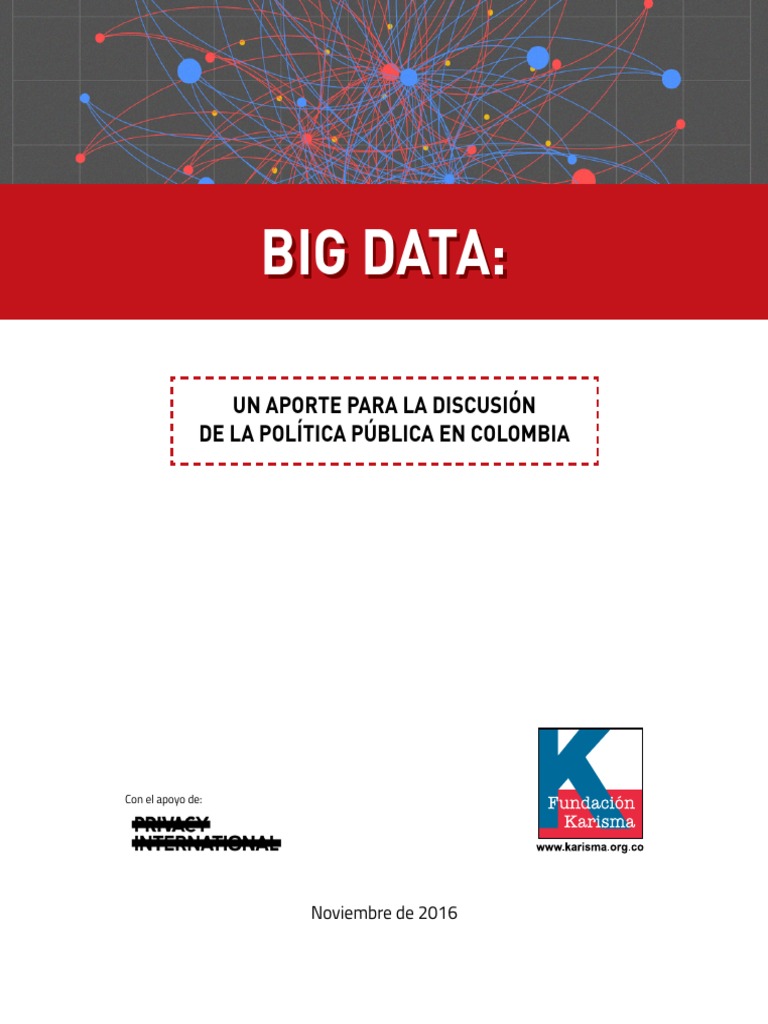 BigData Un Aporte para La - Discusion de La Politica Publica en Colombia | PDF | Big Data ...