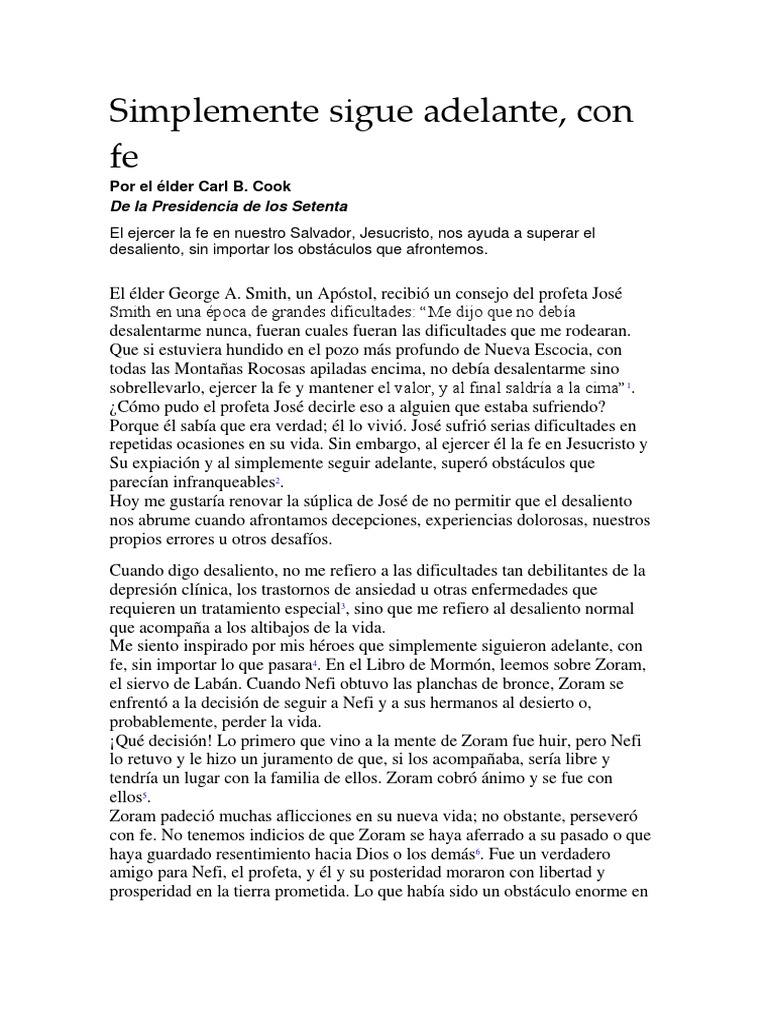 Simplemente Sigue Adelante | PDF | Jesús | Oración