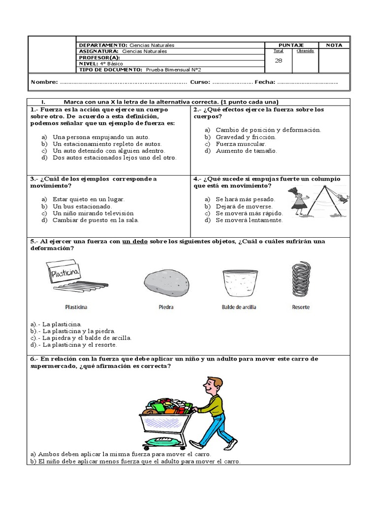 Fuerza y Movimiento | PDF | Fuerza | Masa