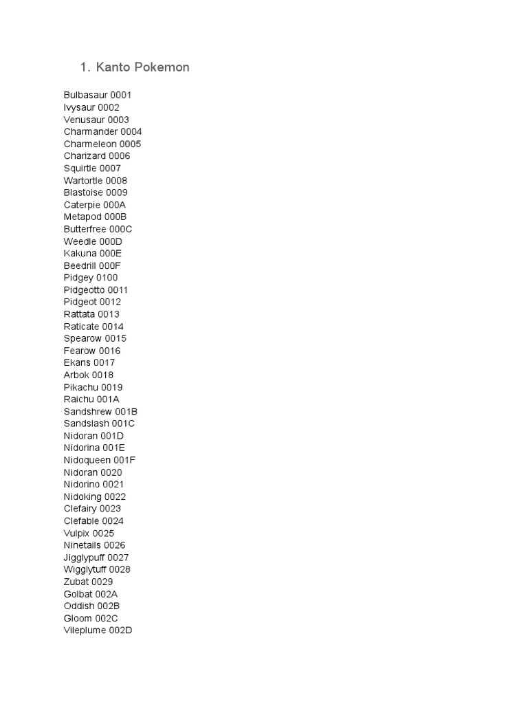 Pokémon Cheats | PDF | Nintendo Franchises | Pokémon