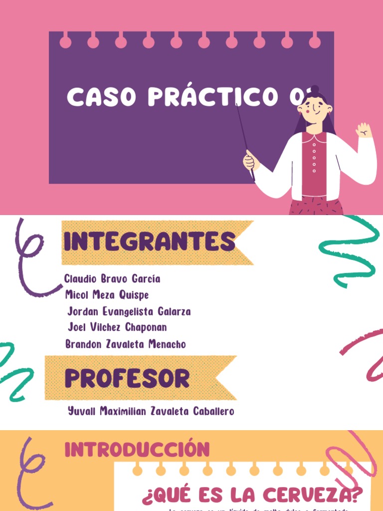 Caso Practico de Estudio Del Trabajo | PDF | Cerveza | Fabricación de cerveza
