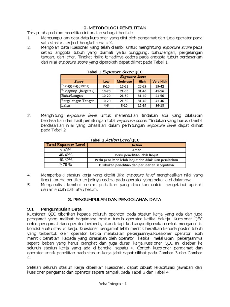 Cara Pakai QEC | PDF