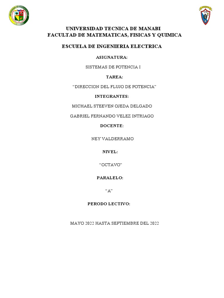 Tarea Grupal #2 SP | PDF | Energia electrica | Corriente alterna