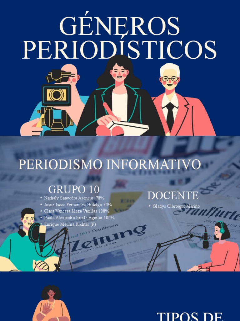 Guía de Géneros Periodísticos | PDF | Periódicos