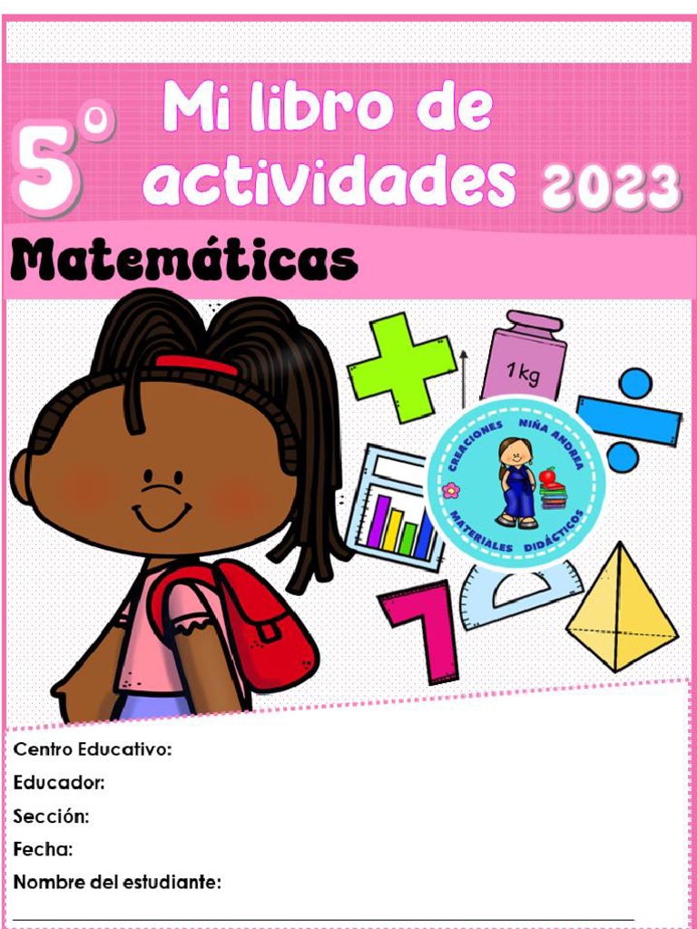 5° Librito - Matemáticas - Abril | PDF | Triángulo | Notación Matemática