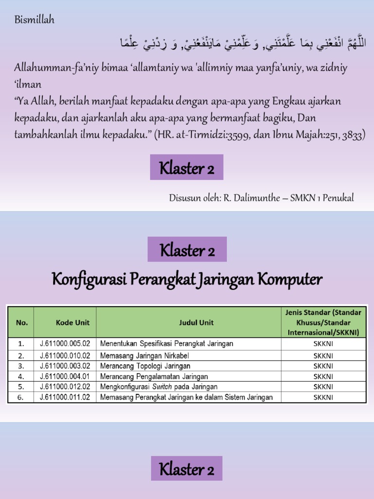 Modul 6 - Klaster 2 Unit 2 Memasang Jaringan Nirkabel - PDF | PDF