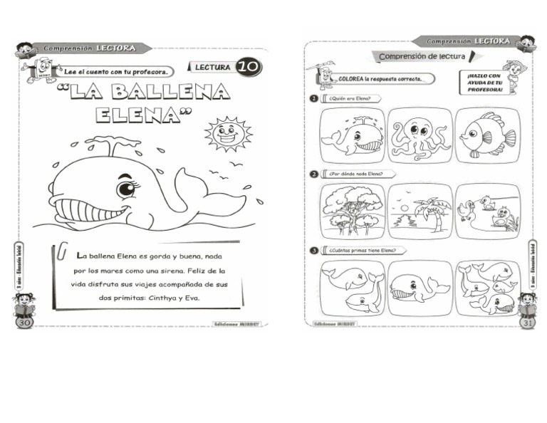 Cuento La-Ballena-Elena | PDF