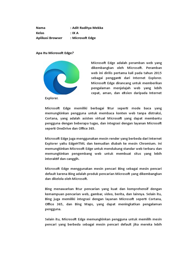 Adit Raditya Mekka-Microsoft Edge | PDF