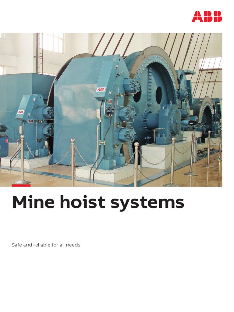Brochure ABB Mine Hoist Systems 2019 LowRes | PDF | Manufactured Goods | Machines