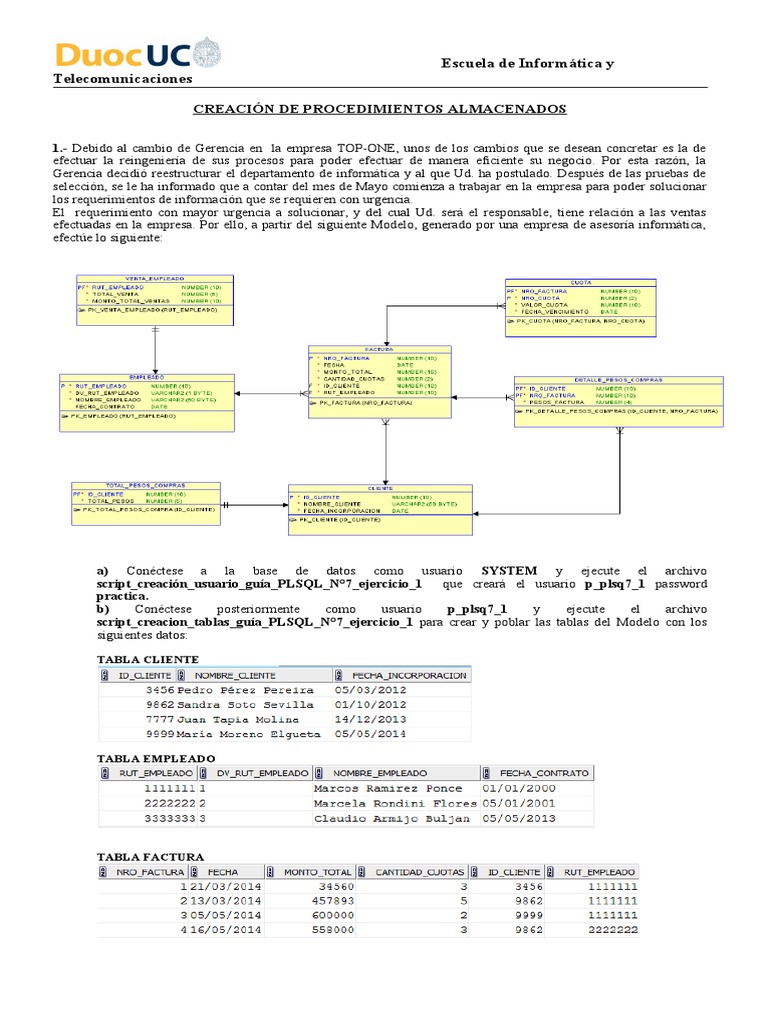 Procedimientos Almacenados en SQL | PDF | Bases de datos | Informática