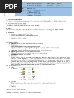 Science 5 Lesson Plan Quarter 1 Lesson 1 Useful and Harmful Materials | PDF