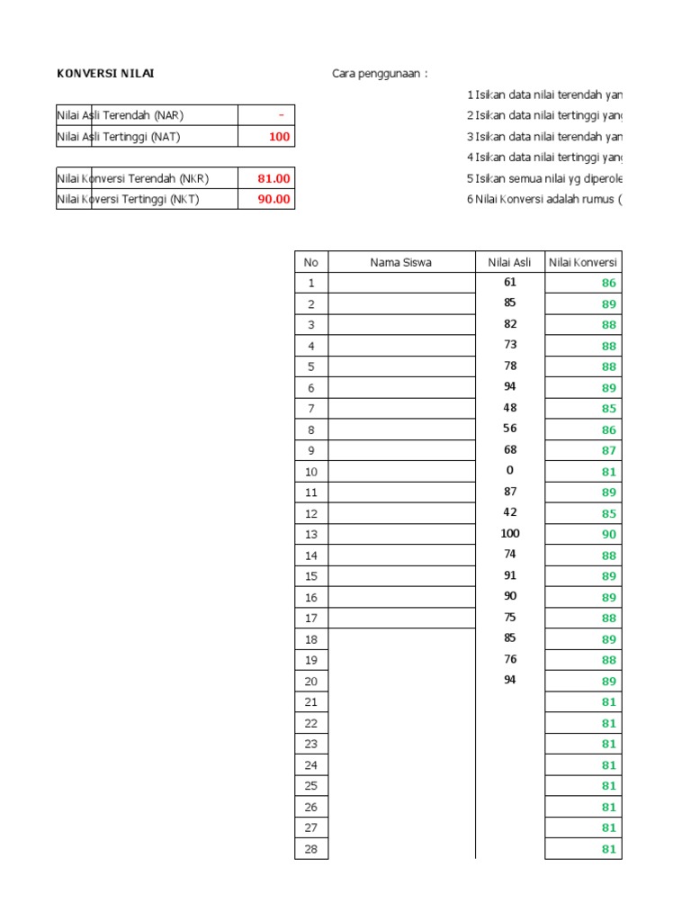 Aplikasi Konversi-Nilai | PDF