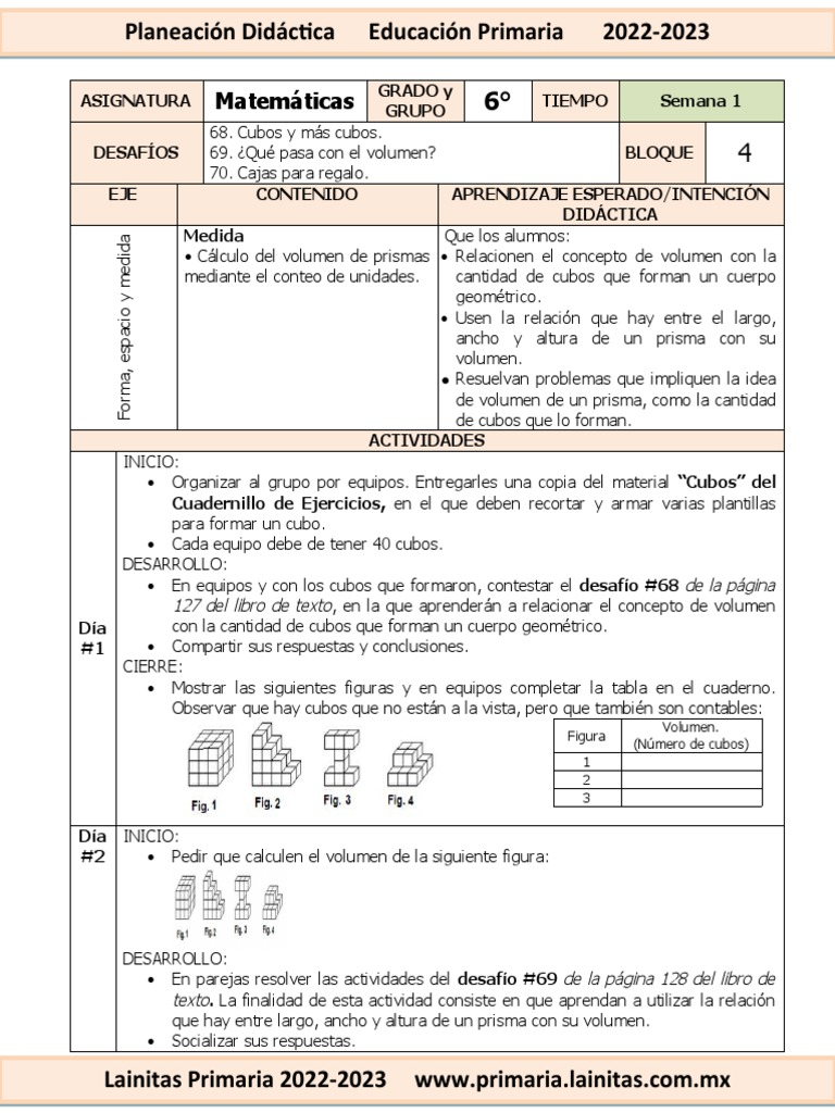 Mayo - 6to Grado Matem Ticas (2022-2023) | Descargar gratis PDF | Educación primaria | Secuencia