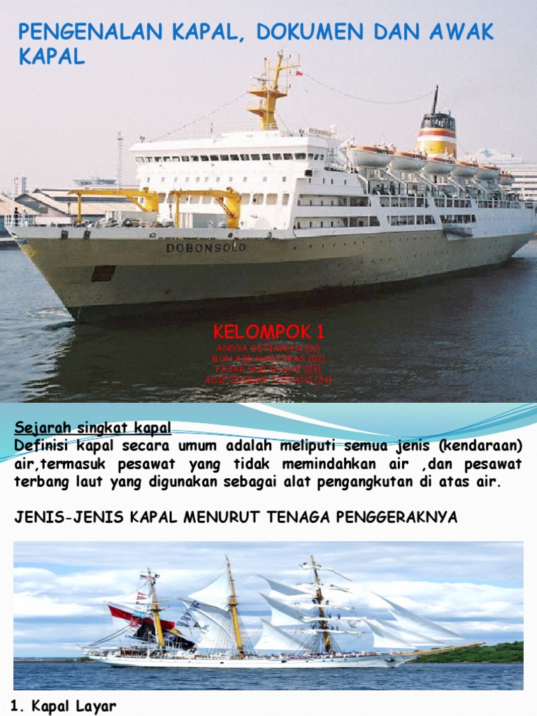 Kelompok 1 Dokumen Kapal | PDF