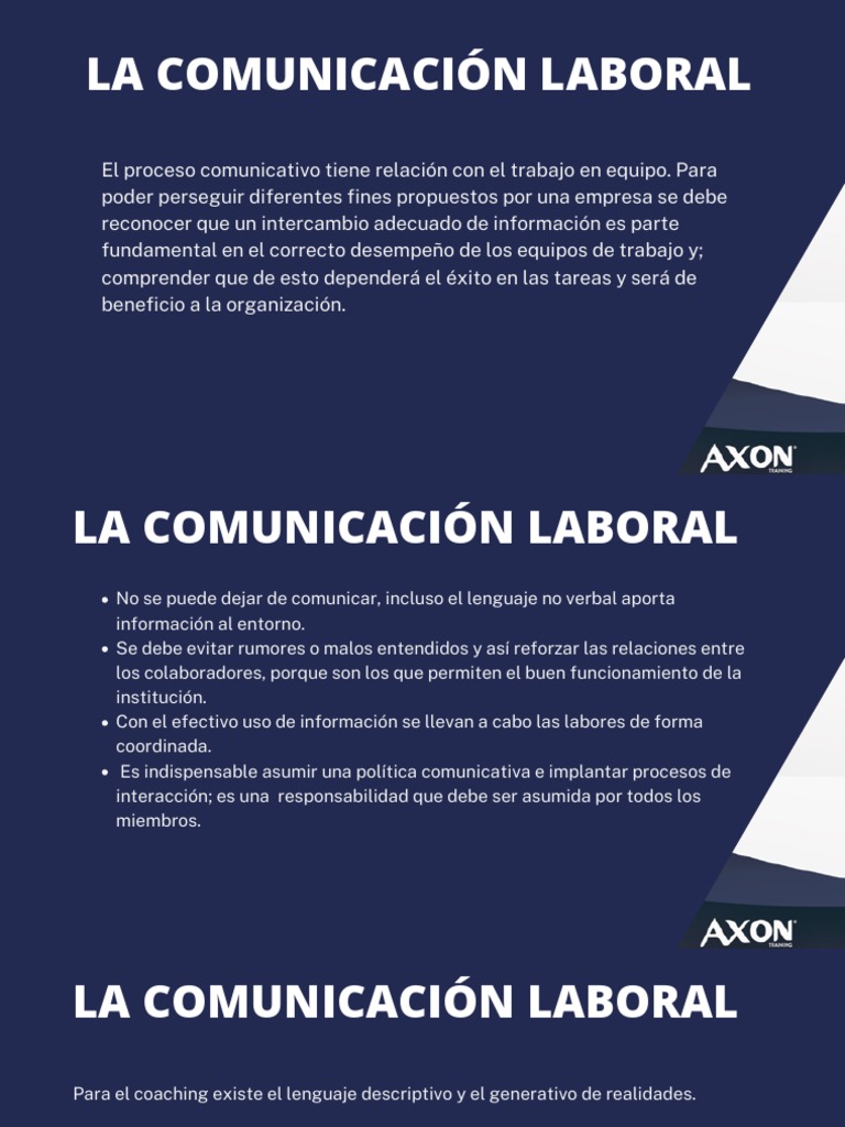 Comunicación Laboral | PDF | Comunicación | Aprendizaje