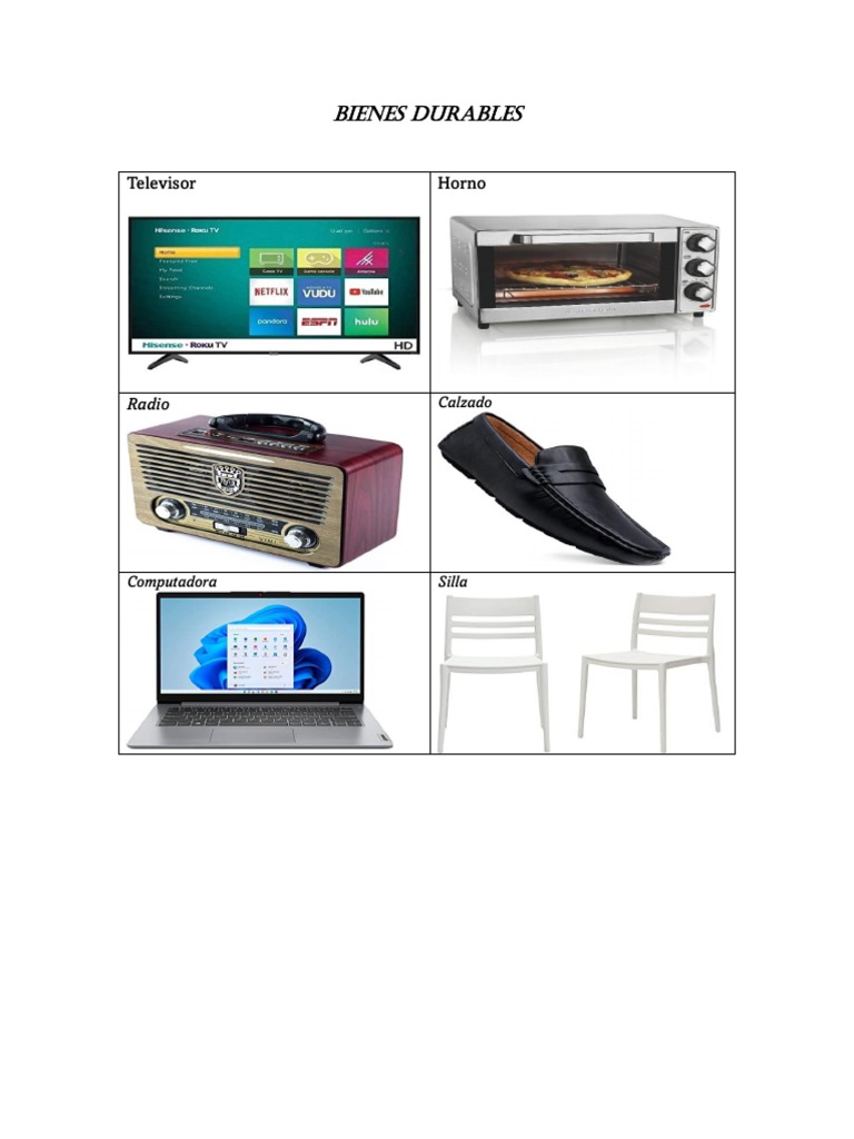 Bienes Durable y No Durables | PDF