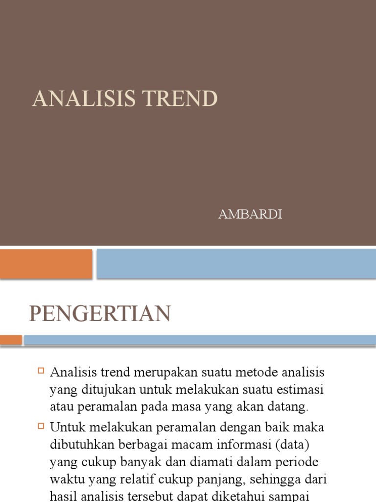 Analisis Trend | PDF