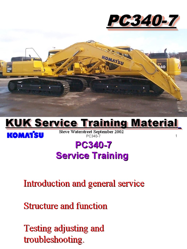 PC340 7latest | PDF | Valve | Pump