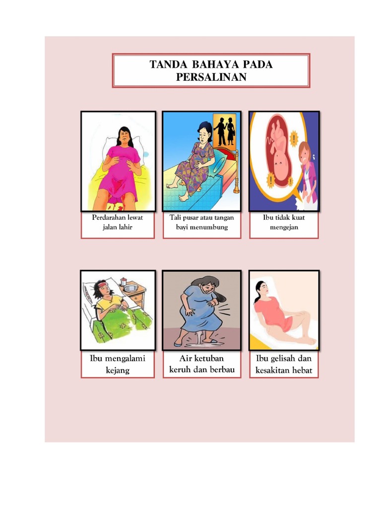 Tanda Bahaya Persalinan | PDF
