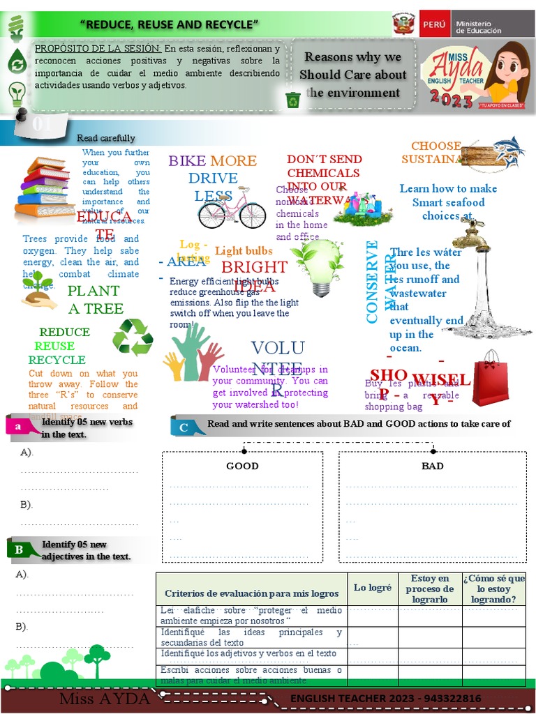 UND - 2 - JEC - RURAL - PREA1 - SEMANA - 1 - CLASE 3 - MISS - AYDA ...