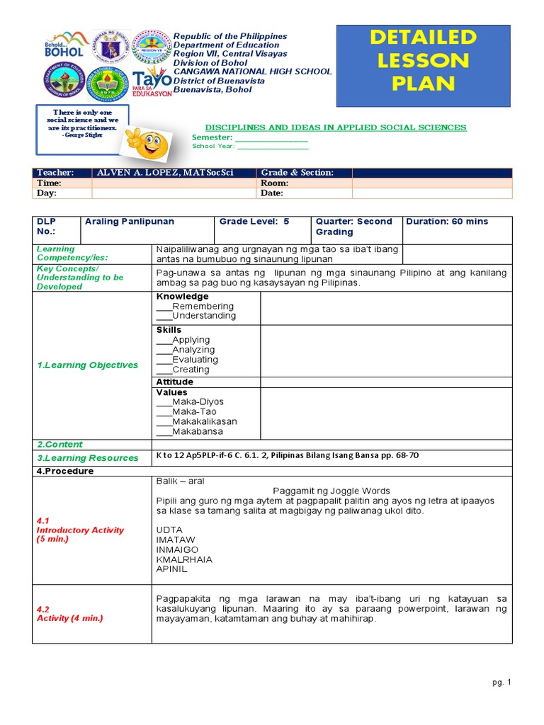 diass-cot-first-competency-dll-1 | PDF
