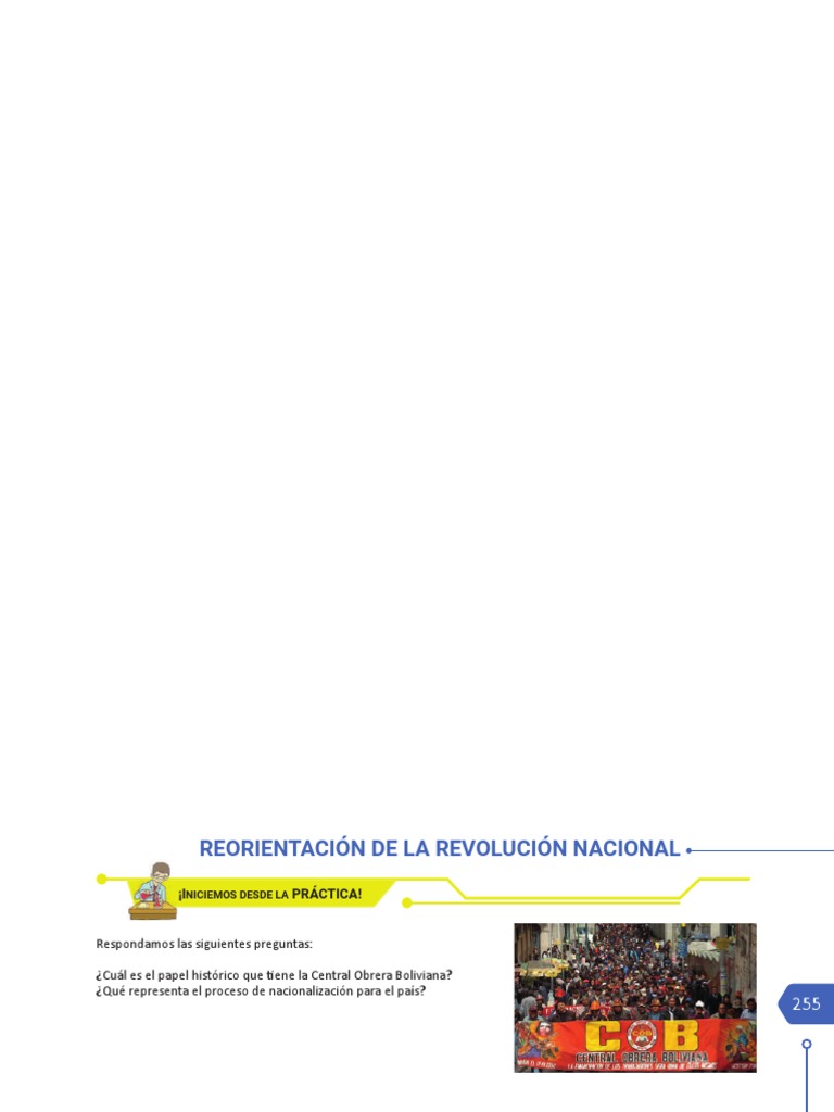 Tema 4 - Reorientación de La Revolución Nacional (Historia Nacional) | PDF