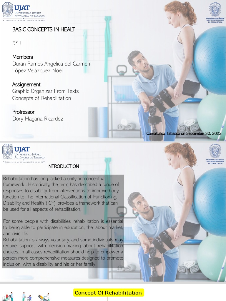 Concept of Rehabilitation - Basic | PDF