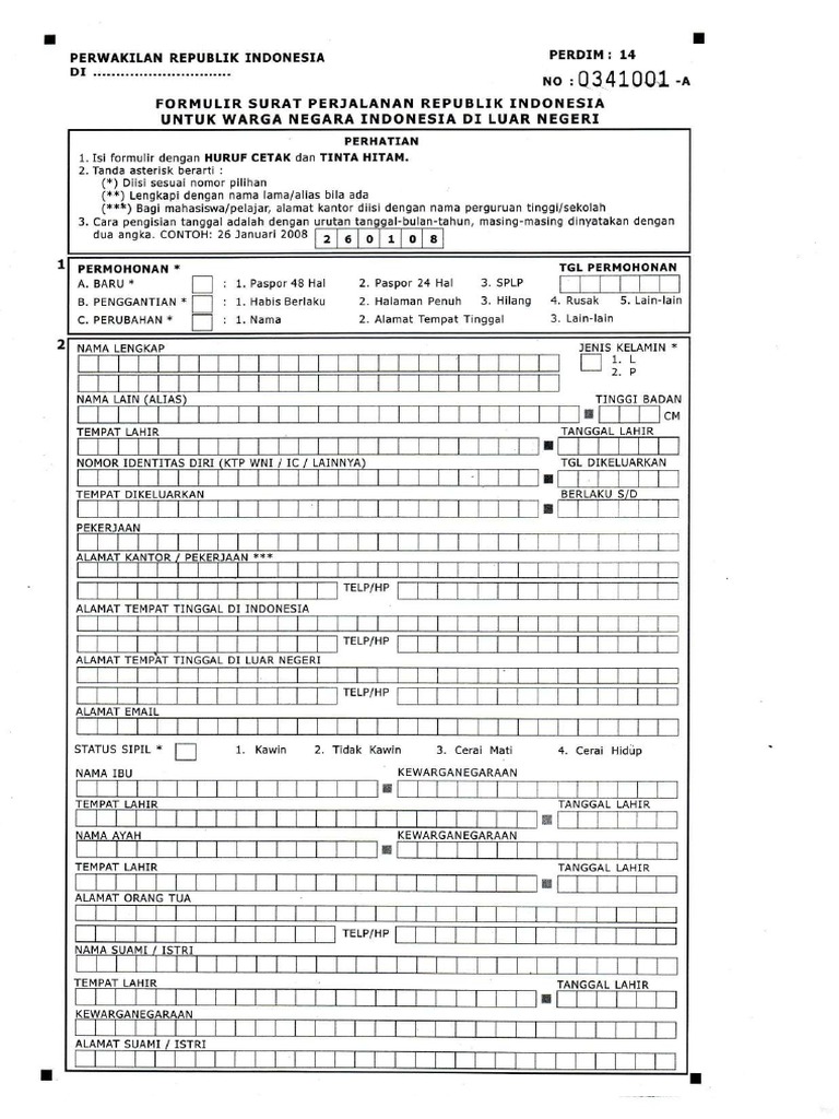 Form - Passport | PDF