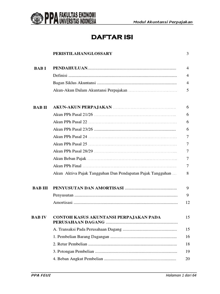 Modul Akuntansi Pajak - Modul 3 | PDF