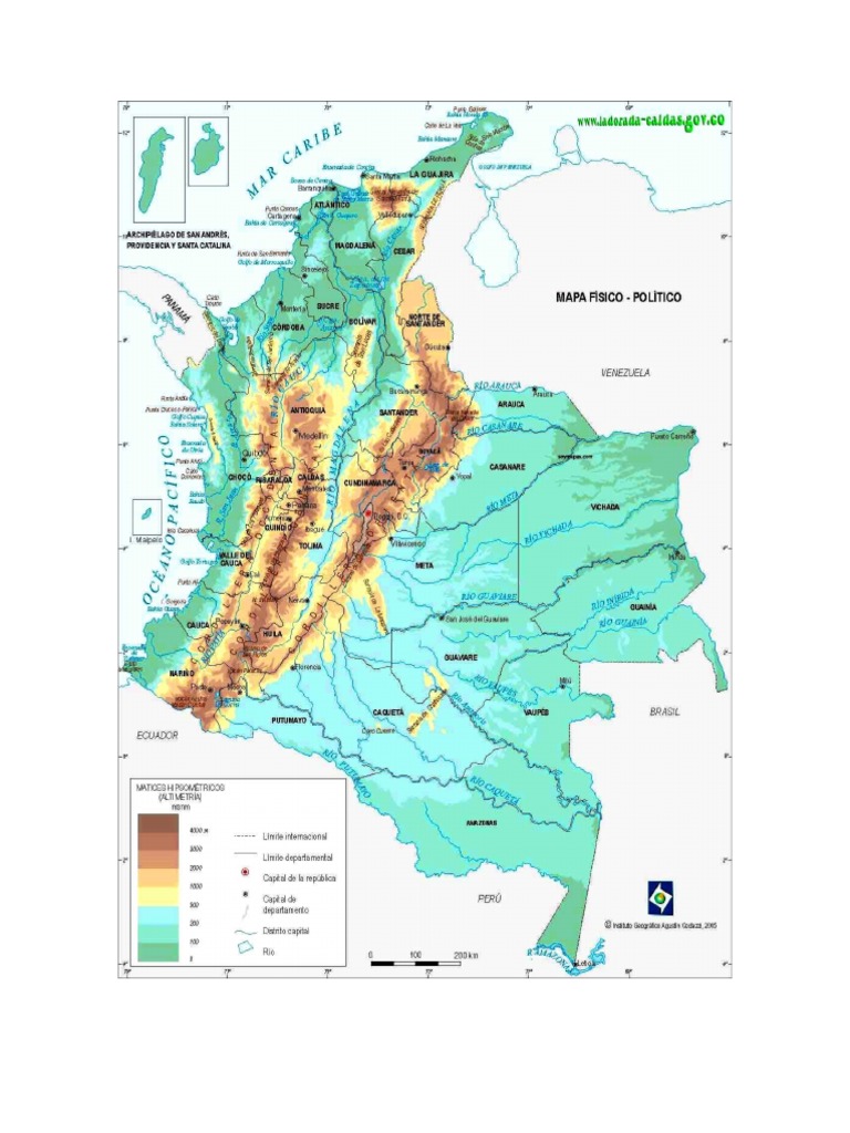 Relieve Colombiano | PDF