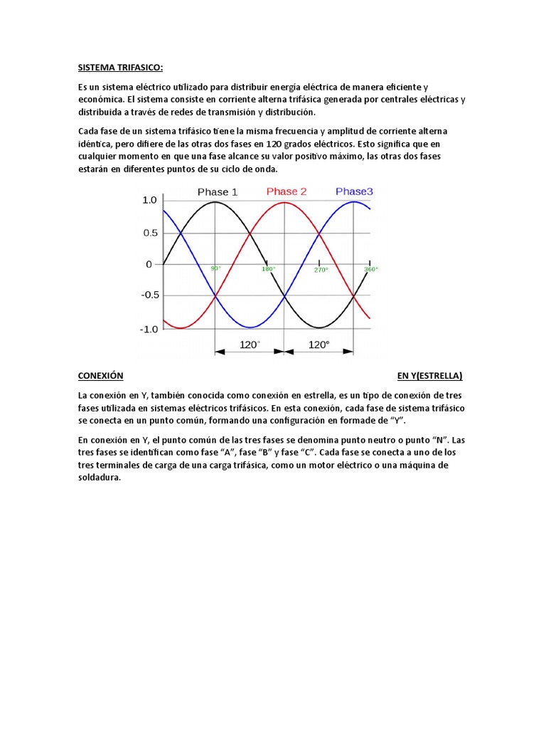 Sistema Trifasico. | PDF | Corriente eléctrica | Transformador Sistema Trifasico. | PDF | Corriente eléctrica | Transformador