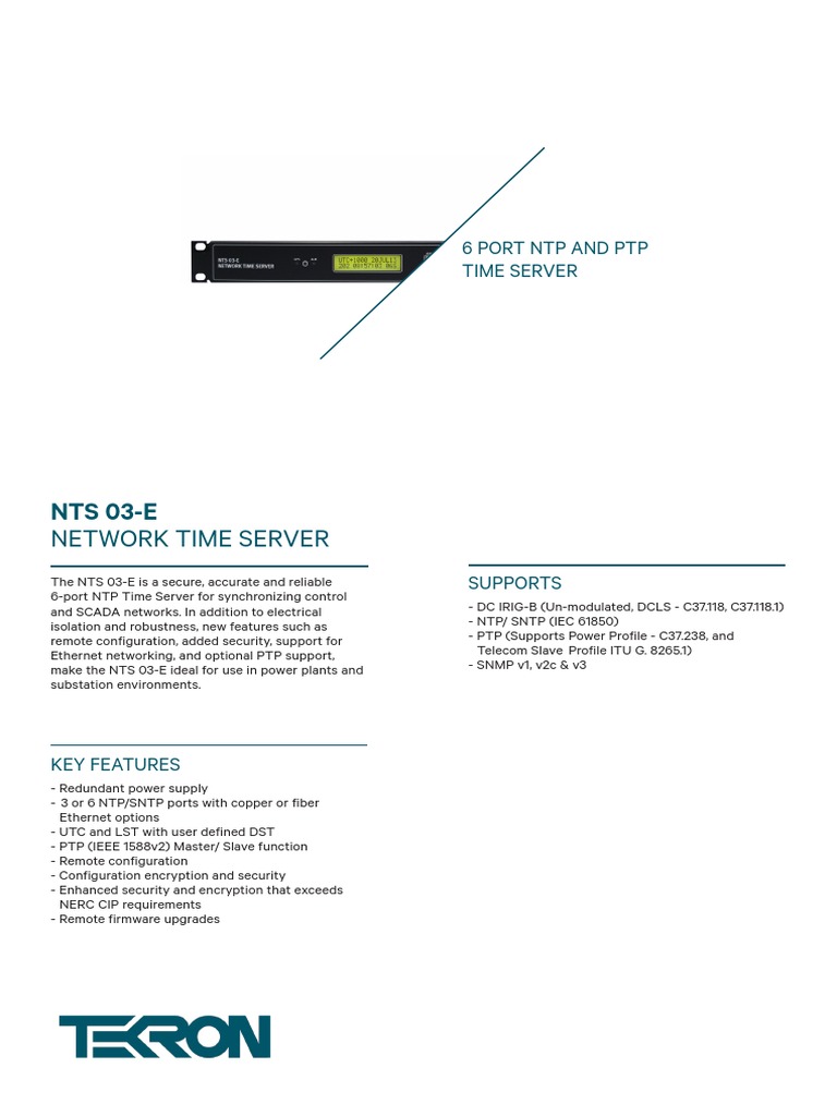 NTS 03 - Brochure435 | PDF | Internet Protocols | Communications Protocols