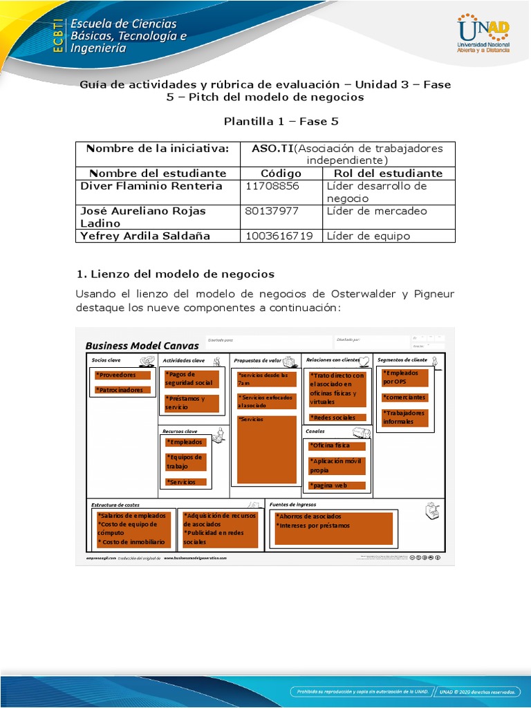 Anexo 4 - Plantilla 1 - Fase 5 | PDF | Informática | Business