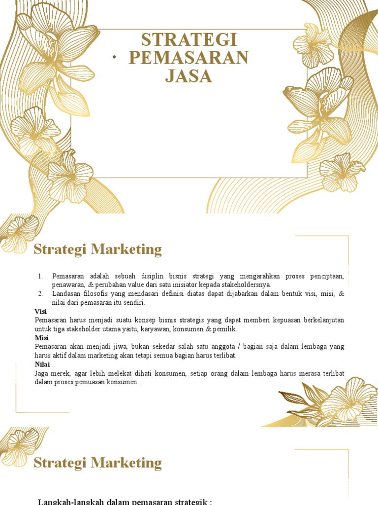 Strategi Pemasaran | PDF