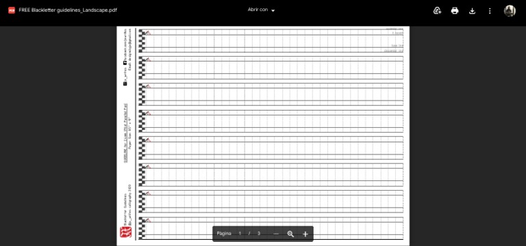 FREE Blackletter Guidelines - Landscape - PDF - Google Drive | PDF