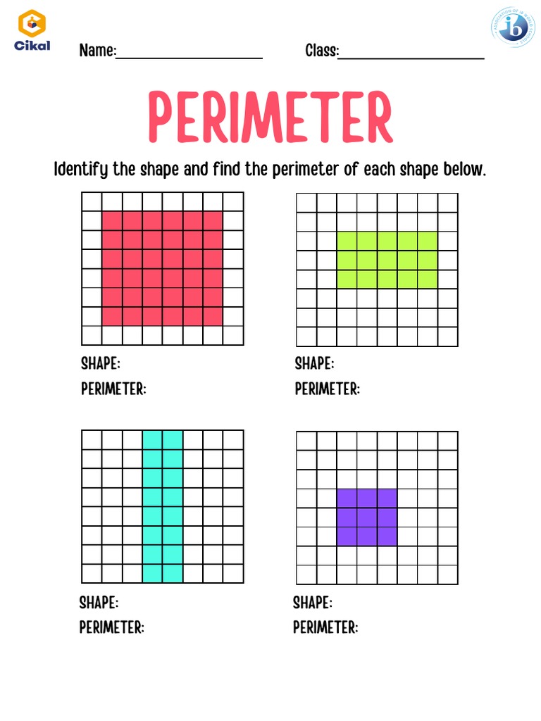 Perimeter Calculation Worksheet | PDF