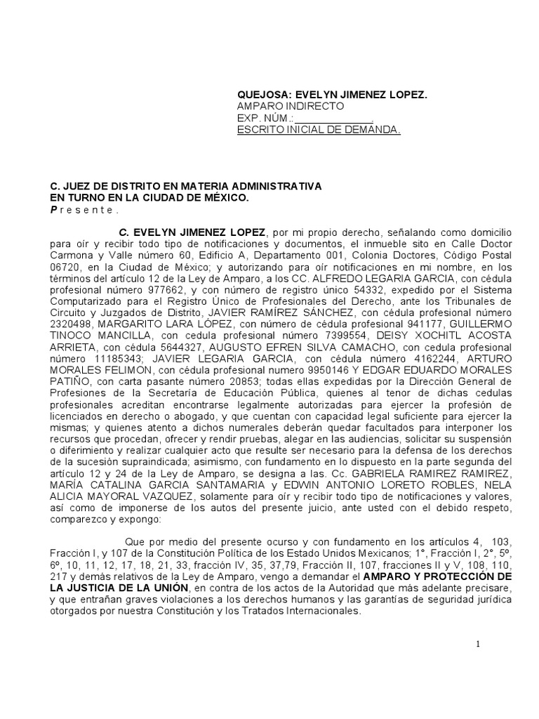 Actividad Integradora-Amparo Mujer Trabajadora | PDF | Debido al ...