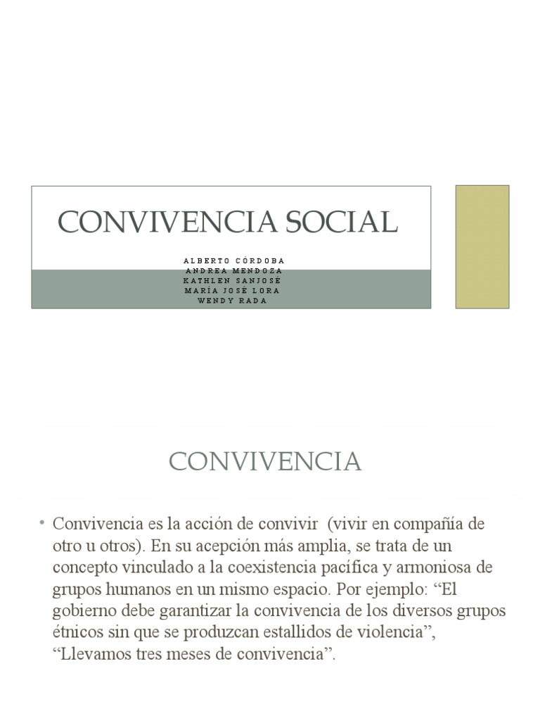 Convivencia 2 Pdf