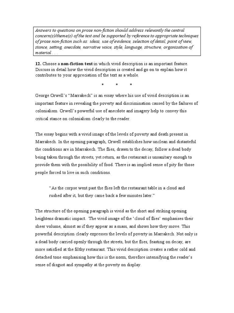 Marrakech Exemplar | Download Free PDF | George Orwell | Essays